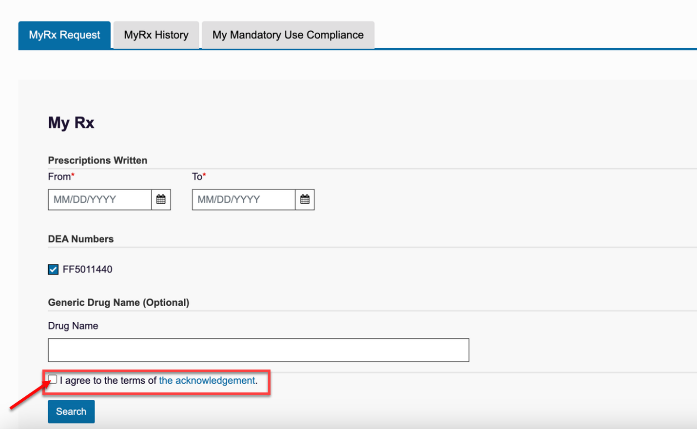 My Rx Overview – PMP AWARxE Support Center